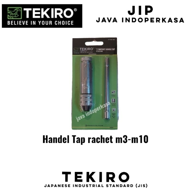 Jual TEKIRO GT-RH1865 handle tap M3 - M10 rachet gagang tap / stang tap | Shopee Indonesia