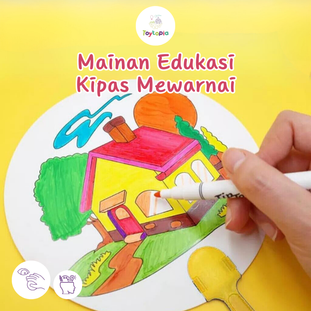 Jual Warna Mewarnai Kipas - Mainan Anak Prakarya - MAINAN EDUKASI ANAK ...