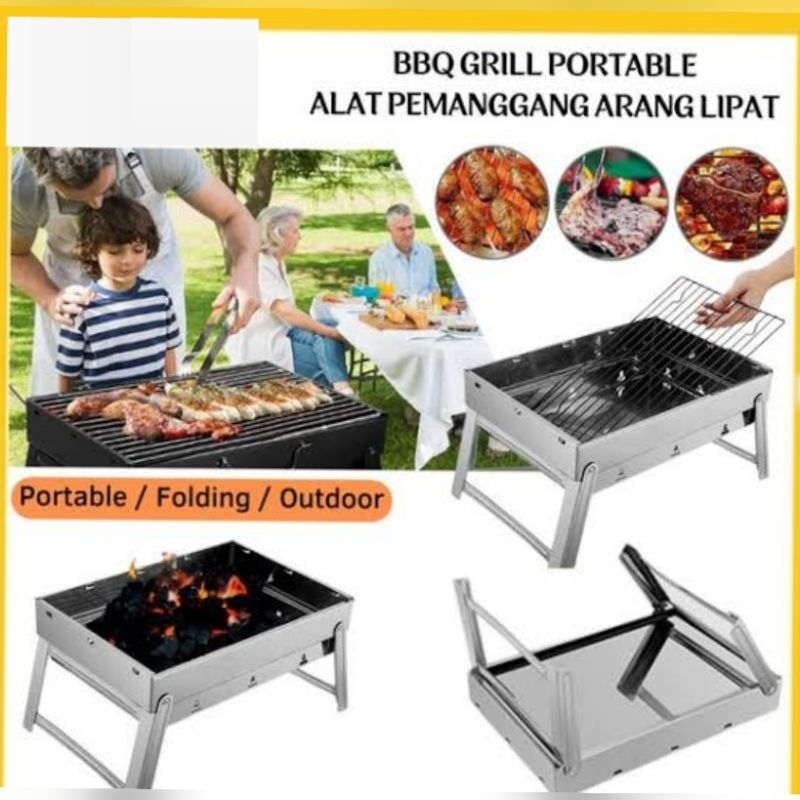Jual ALAT PANGGANGAN PORTABLE BBQ BARBEQUE GRILL SOSIS BASO SATEALAT ...