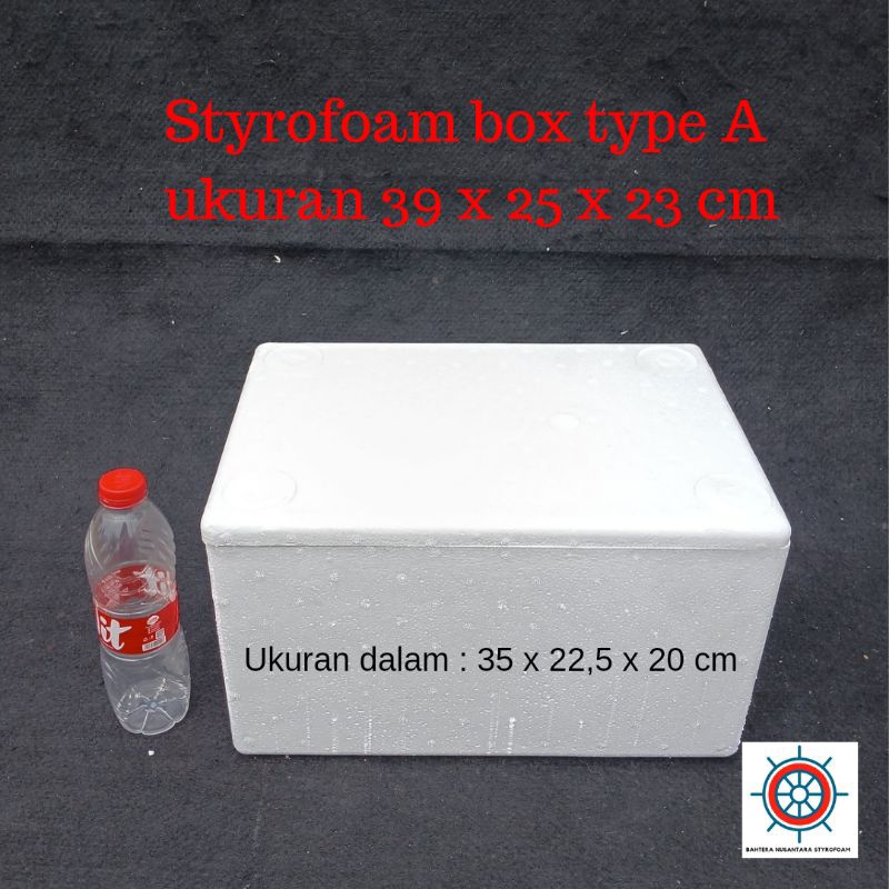 Jual styrofoam box type A ukuran 39 x 25 x 23 cm | Shopee Indonesia