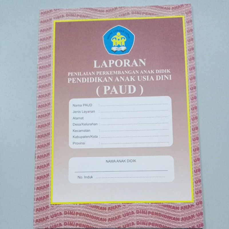 Jual Buku Raport PAUD Ukuran Besar | Shopee Indonesia
