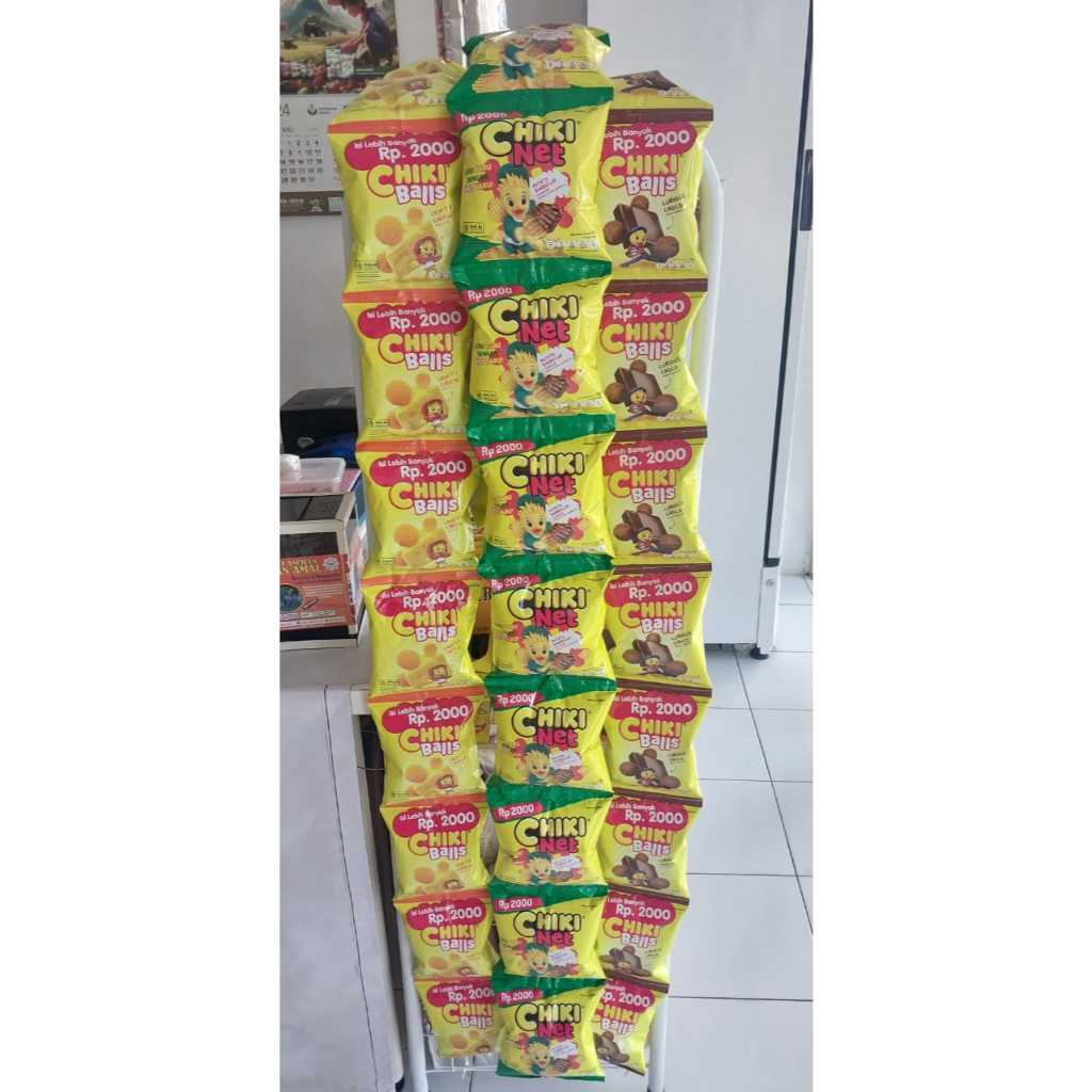 Jual Jajanan Chiki/Chiki Balls dan Chiki Net Renceng 2000an isi 10 ...