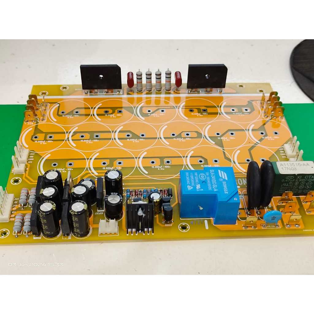 Jual kit psu ampli Class TD 16 Elco dioda 50a suport elco 3,5cm ...