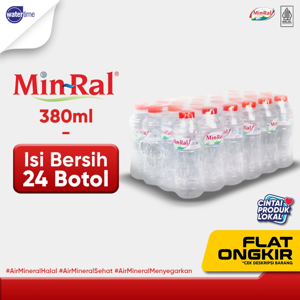 Jual MINRAL botol 380ml isi 24 botol | Shopee Indonesia