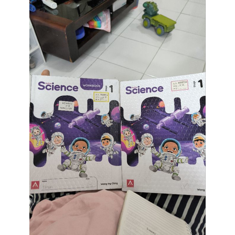 Jual buku active science workbook dan studentbook stage 1 bekas ...