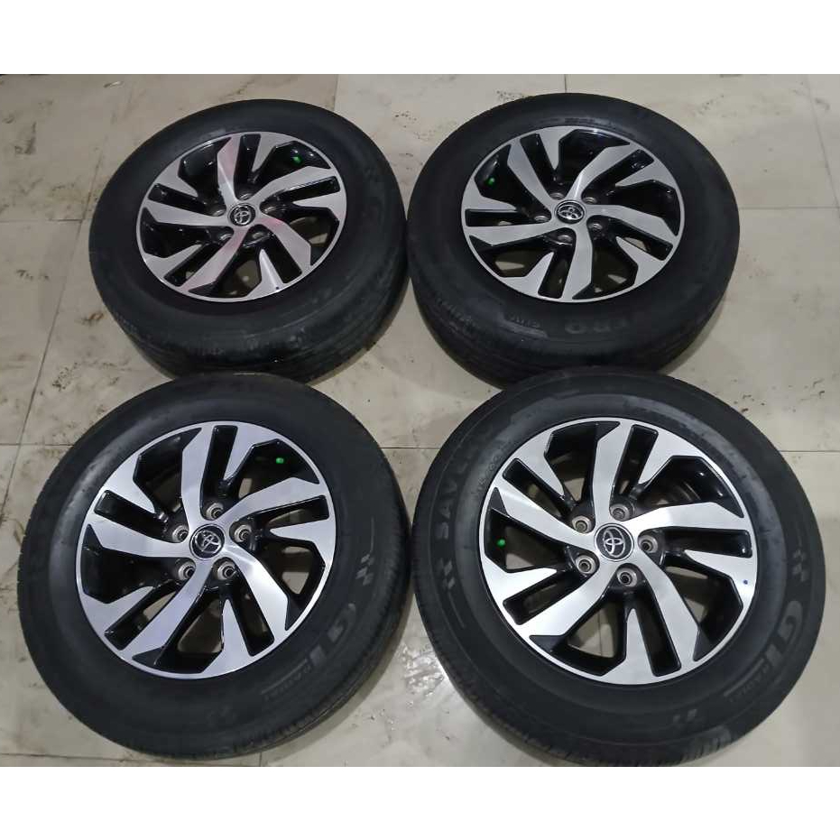 Jual VELG MOBIL BEKAS/COPOTAN STD RUSH R16 PCD 5X114,3 ET50 + BAN GT ...