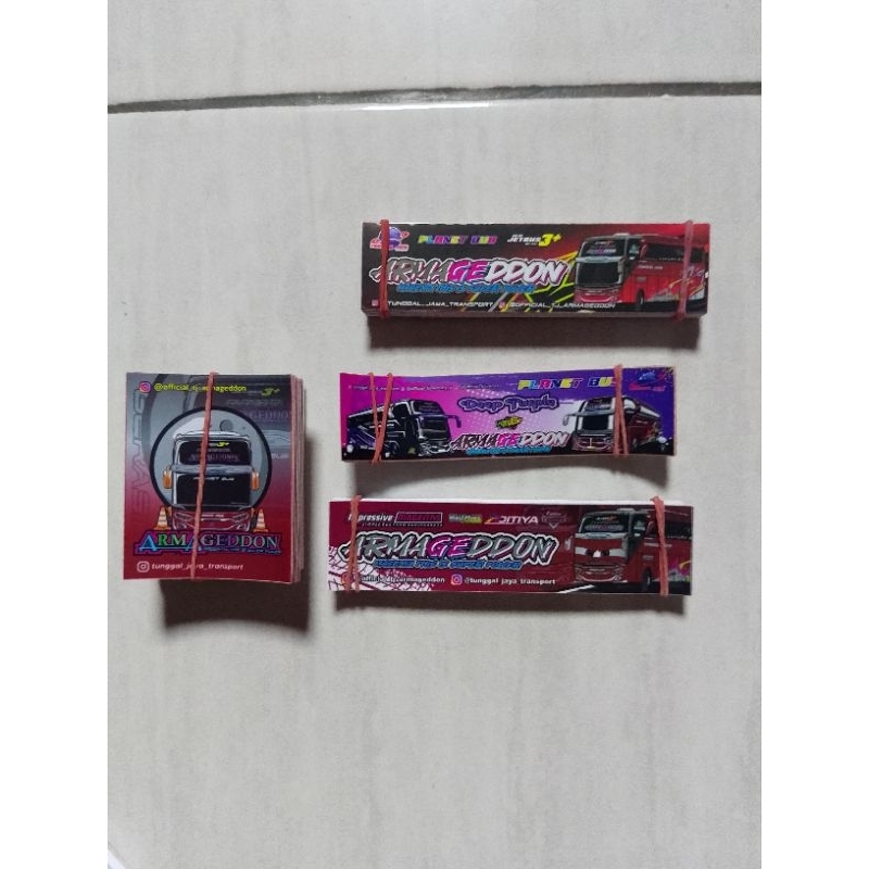 Jual stiker bus Armageddon tunggal jaya Campur 5.pcs | Shopee Indonesia