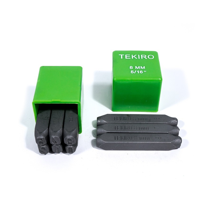 Jual Mata Ketok Angka 8mm Set TEKIRO GT-NP1273 Number Punch Nomor 0-9 ...