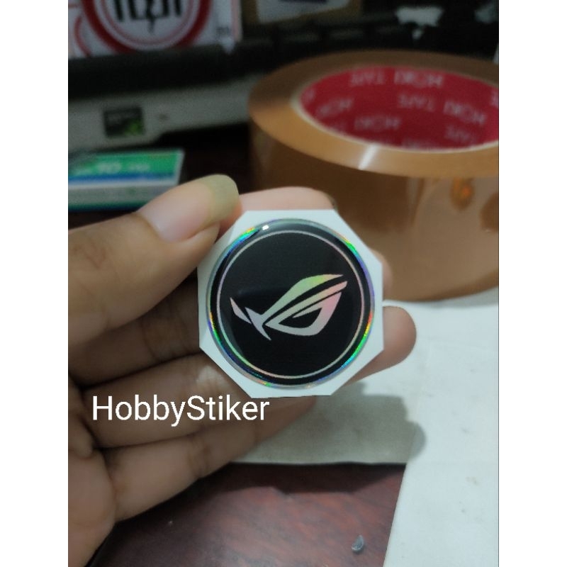Jual Stiker emblem ROG republic of gamer untuk pc laptop | Shopee Indonesia