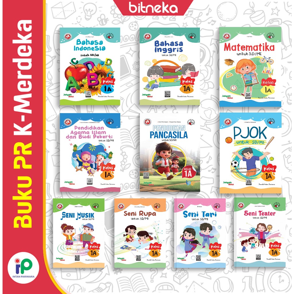 Jual Buku PR Interaktif 1A SD/MI Kelas 1 Semester 1 - Kurikulum Merdeka - Intan Pariwara ...