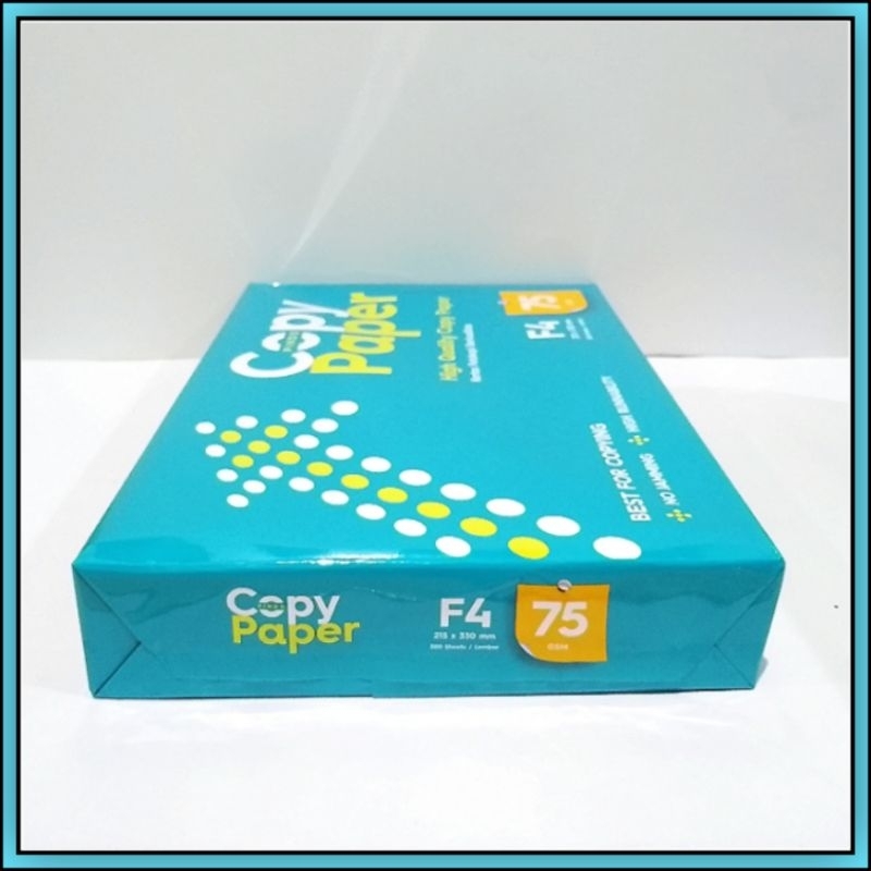Jual 1 Rim Kertas HVS F4 75 Gram Copy Paper Isi 500 Lembar | Shopee ...
