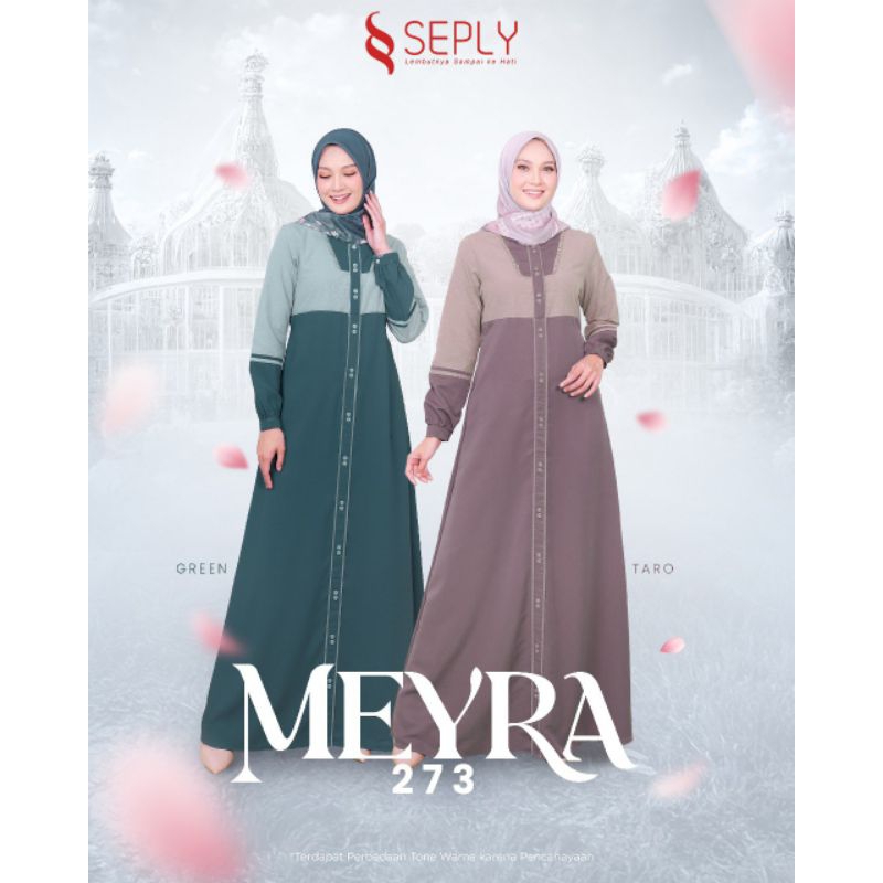 Jual Gamis Meyra 273 by Seply Official / Gamis Seply | Shopee Indonesia