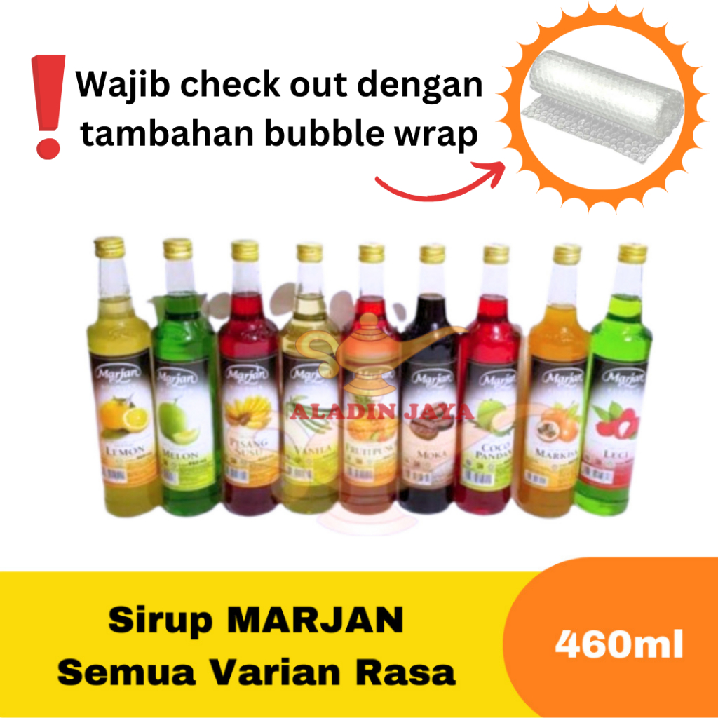Jual Sirup MARJAN ukuran 460 ml Semua Varian Rasa | Shopee Indonesia