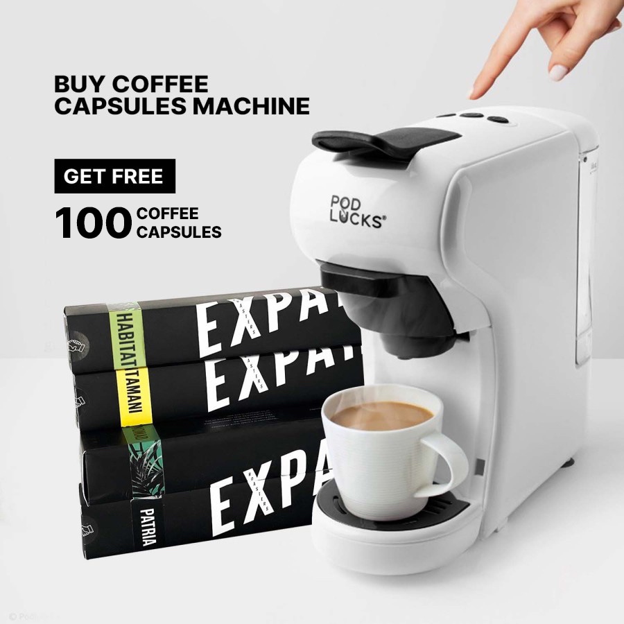 Jual Nespresso Compatible Capsule Machine Home Cafe Set Free 10 Box ...