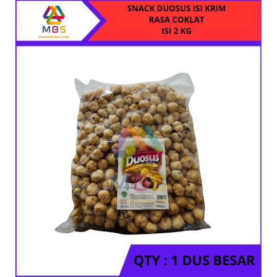 Jual HARGA 1 DUS SNACK DUOSUS KUE SUS KERING RASA COKLAT ISI 2KG ...