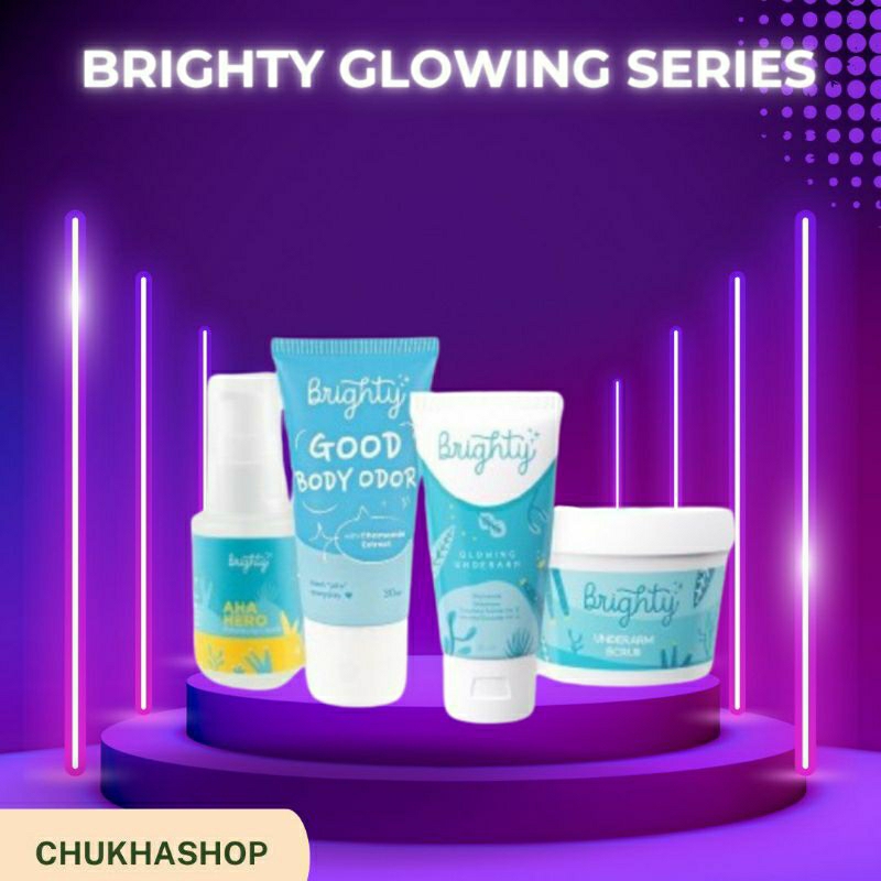 Jual Brighty Glowing Underarm Pencerah lipatan / Brighty Underarm Scrub ...