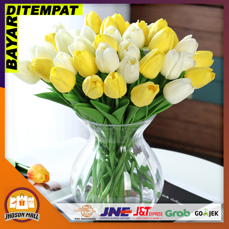 Jual JM Bunga Hias Tangkai Palsu Bunga Tulip Hias Import Termurah ...