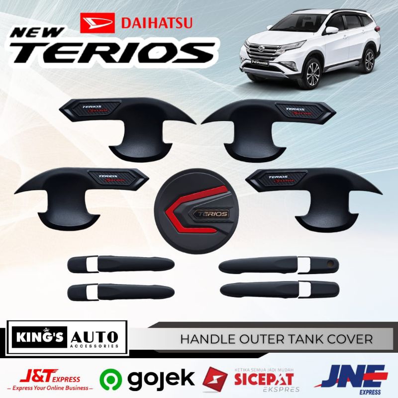 Jual Paket Handle Outer Tank Cover Pintu All New Terios 2018 2024 Hitam Varian Non Smart Keyless ...