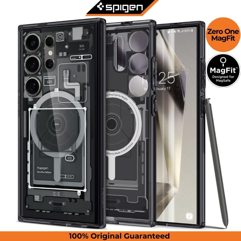 Jual Case Samsung Galaxy S24 Ultra Spigen Ultra Hybrid Zero One MagSafe Magnet Casing | Shopee ...