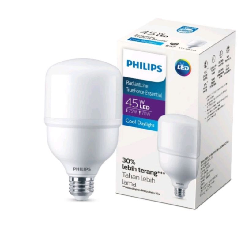 Jual LAMPU PHILIPS 45W LED Radiantline Trueforce Essential | Shopee Indonesia
