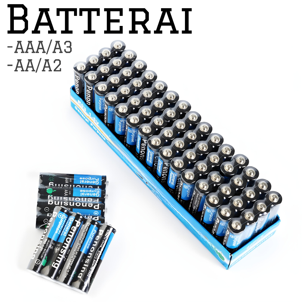 Jual Baterai Murah AAA/A3 dan AA/A2 4 PCS | Shopee Indonesia
