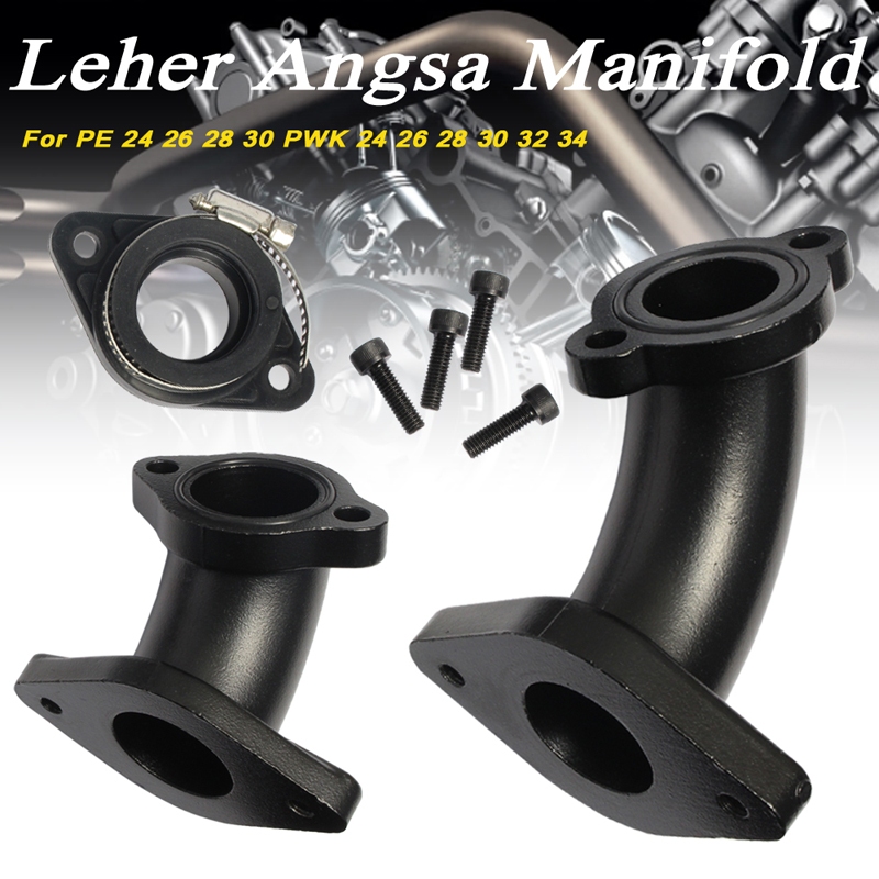 Jual KENADA RACING Leher Angsa Manifold Manipul Manipol Intake Intek Bebek RACING PE PWK 24 26 ...