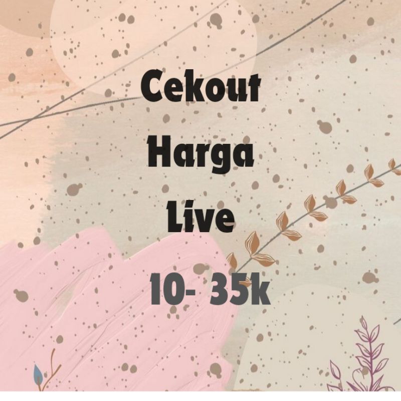 Jual cekout harga live (khusus live) | Shopee Indonesia