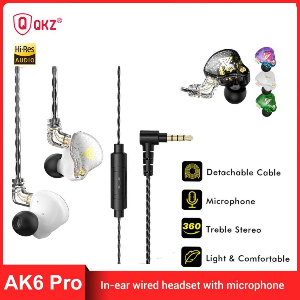 Jual QKZ AK6 Pro with Mic In-Ear Earphone HiFi Fever Bass Earphone ...
