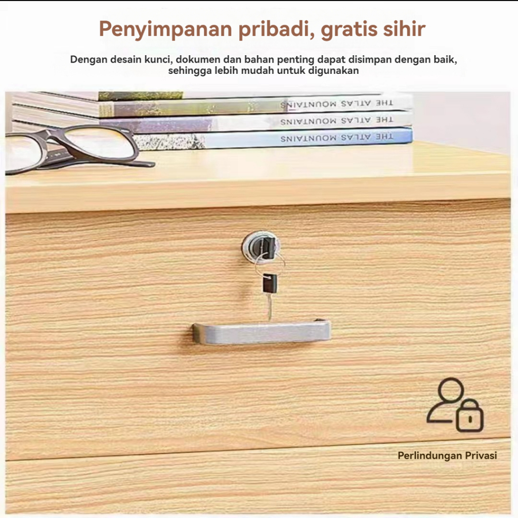 Jual Jutastore Lemari Laci Kayu Lemari Penyimpanan Lemari Arsip Dengan ...