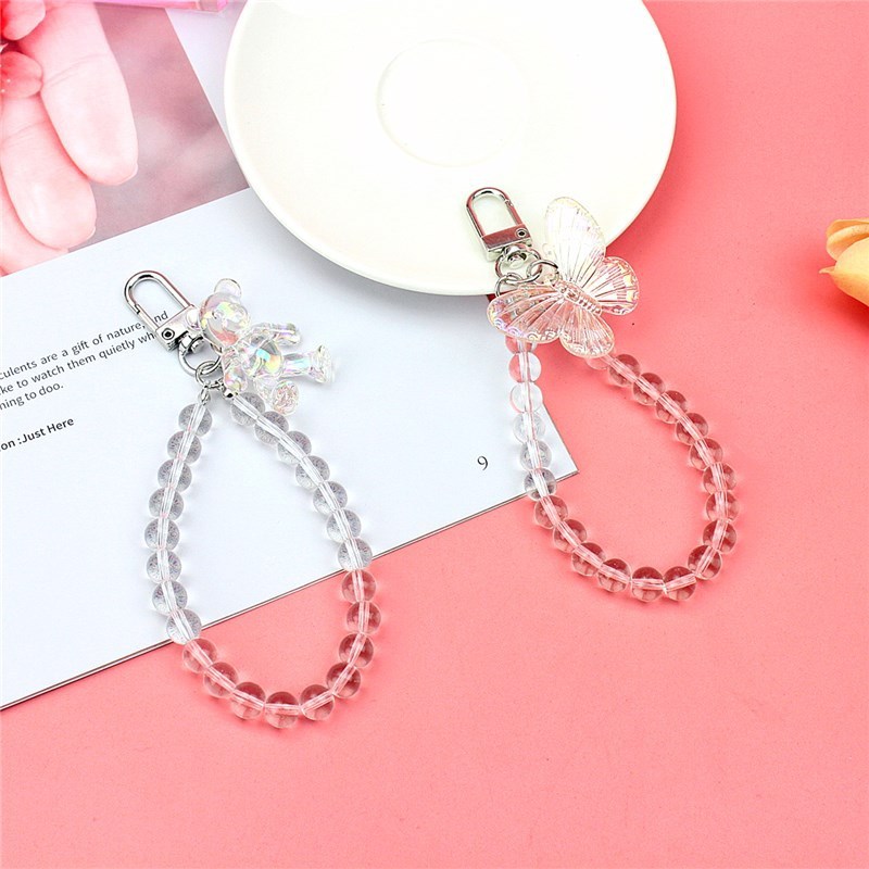 Jual Gantungan Hp Strap Hp Tali Gantungan HP Kupu-Kupu Beruang Putih ...