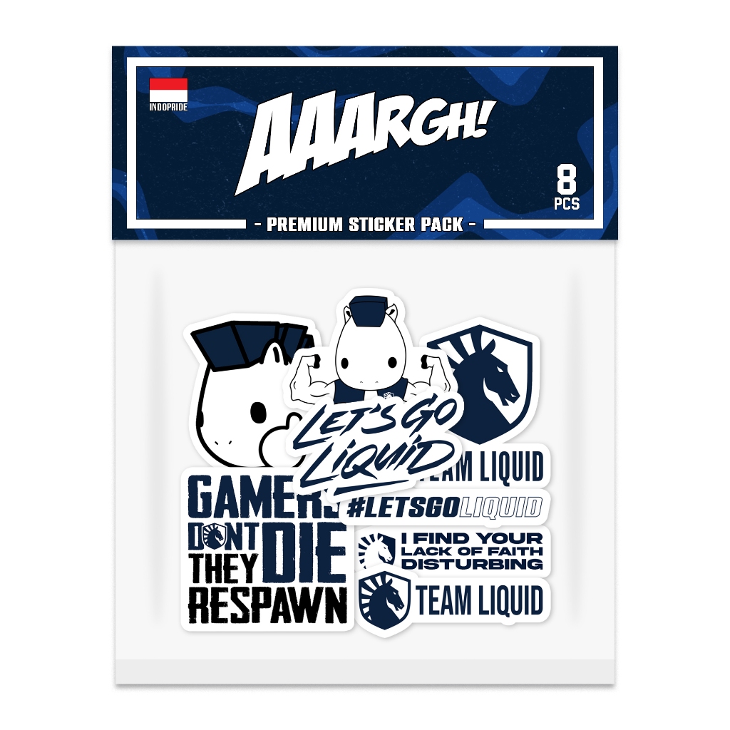 Jual Stiker TEAM LIQUID Sticker Pack vol. 1 (Basic Edition) | Shopee ...