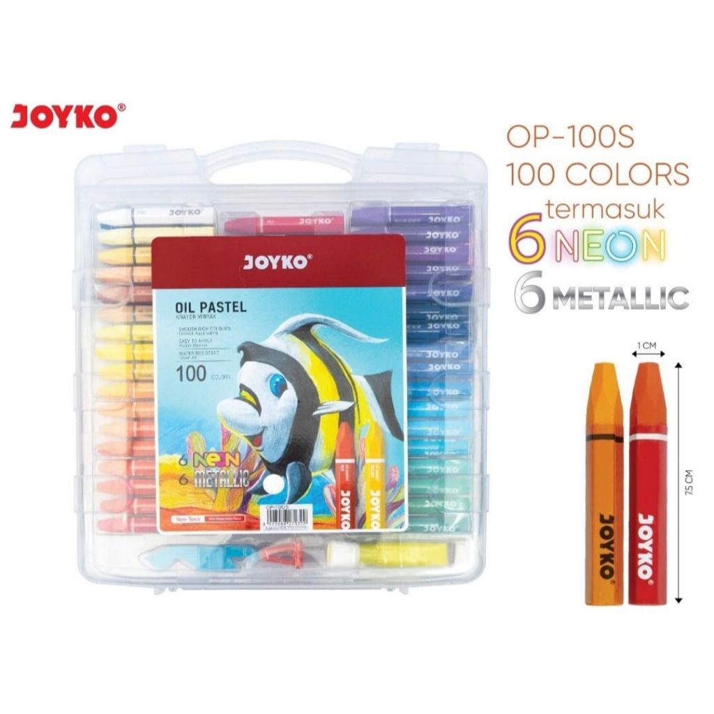 Jual Krayon Minyak OP-55s / OP-72S Joyko Crayon Oil Pastel | Shopee ...