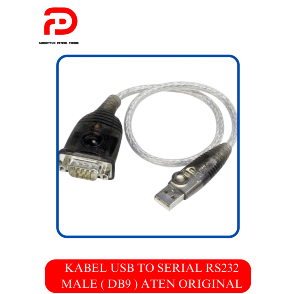 Jual KABEL USB TO Serial RS232 Male ( DB9 ) ATEN Original | Shopee ...