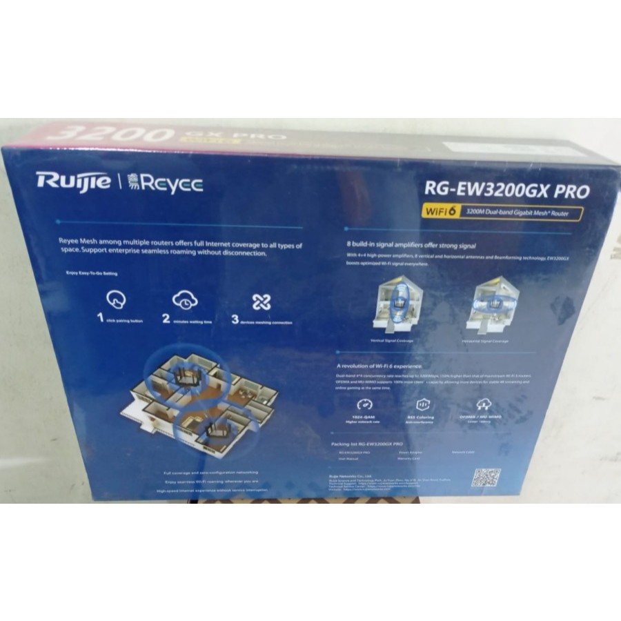 Jual Ruijie Reyee RG-EW3200GX PRO 3200M WiFi6 Dual-band Gigabit Mesh ...