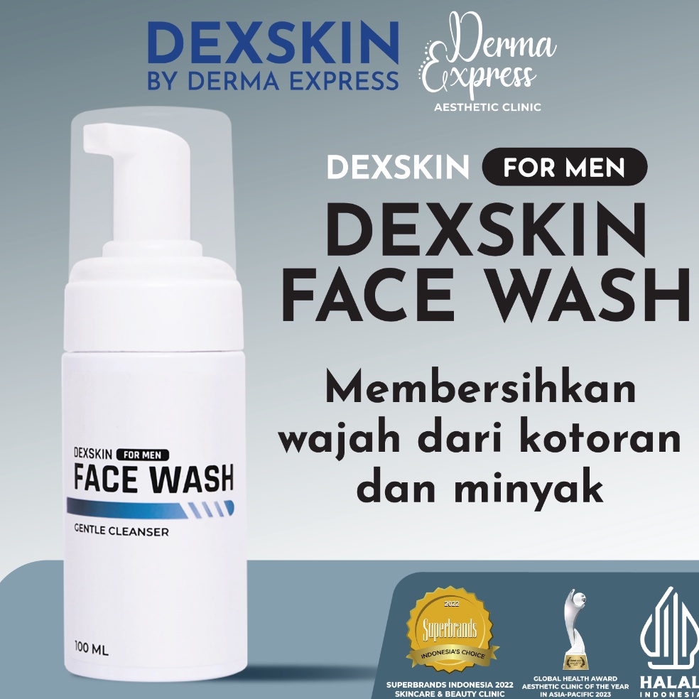 Jual KODE P66S DEXSKIN by Derma Express Face Wash For Men Gentle ...