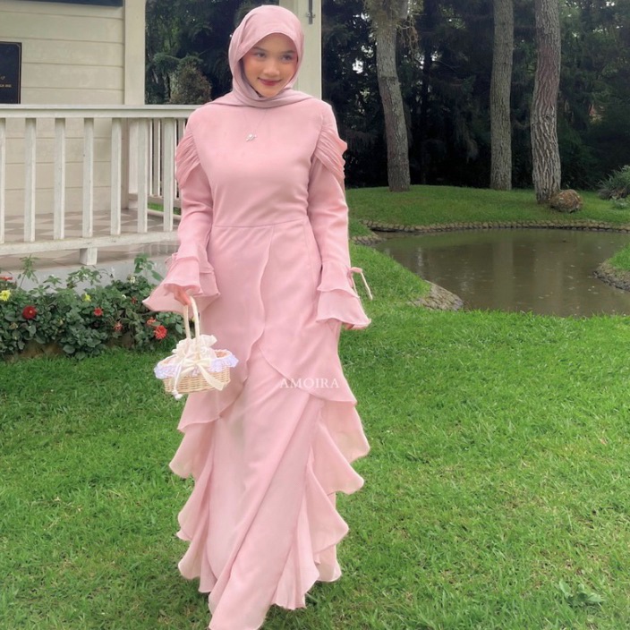 Jual PALING AMPUH ALORA DRESS x diannnd Coquette Ribbon Dress by Amoira ...