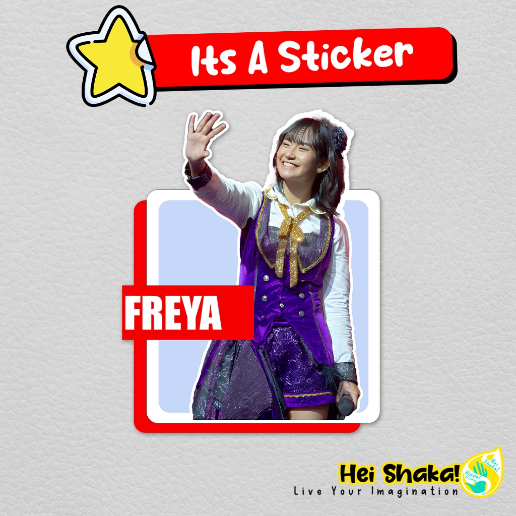 Jual Stiker Freya JKT48 Sticker Wota Bahan Vinyl Anti Air | Shopee ...