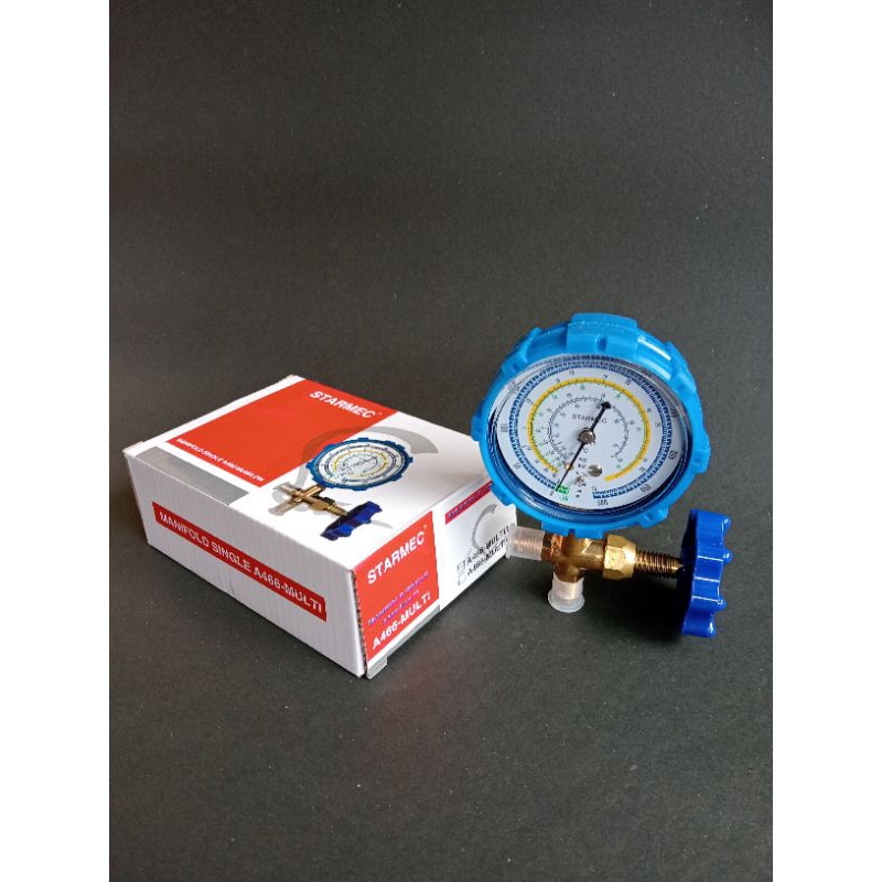 Jual MANIFOLD SINGLE A466-MULTI MANIFOLD AC SINGLE 500 PSI R22 R32 R410A R134A | Shopee Indonesia