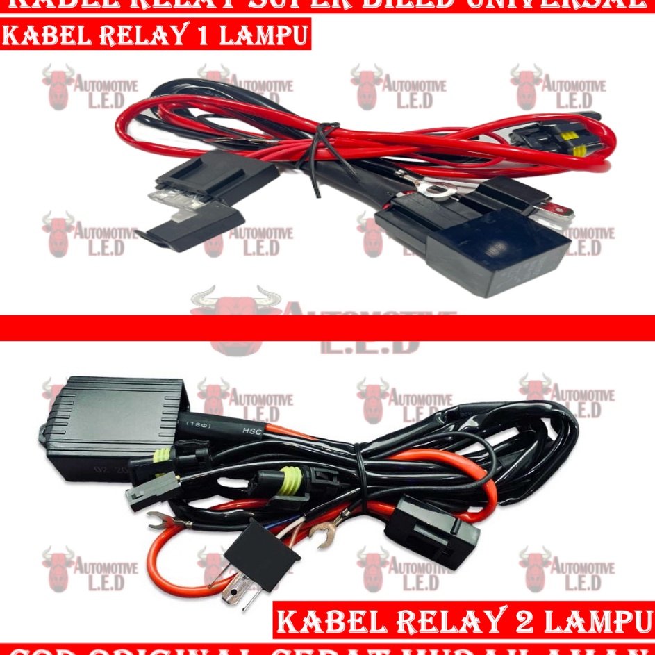 Jual Dapatkan ORIGINAL RELAY BILED H4 UNIVERSAL KABEL MOTOR 1 LAMPU ...