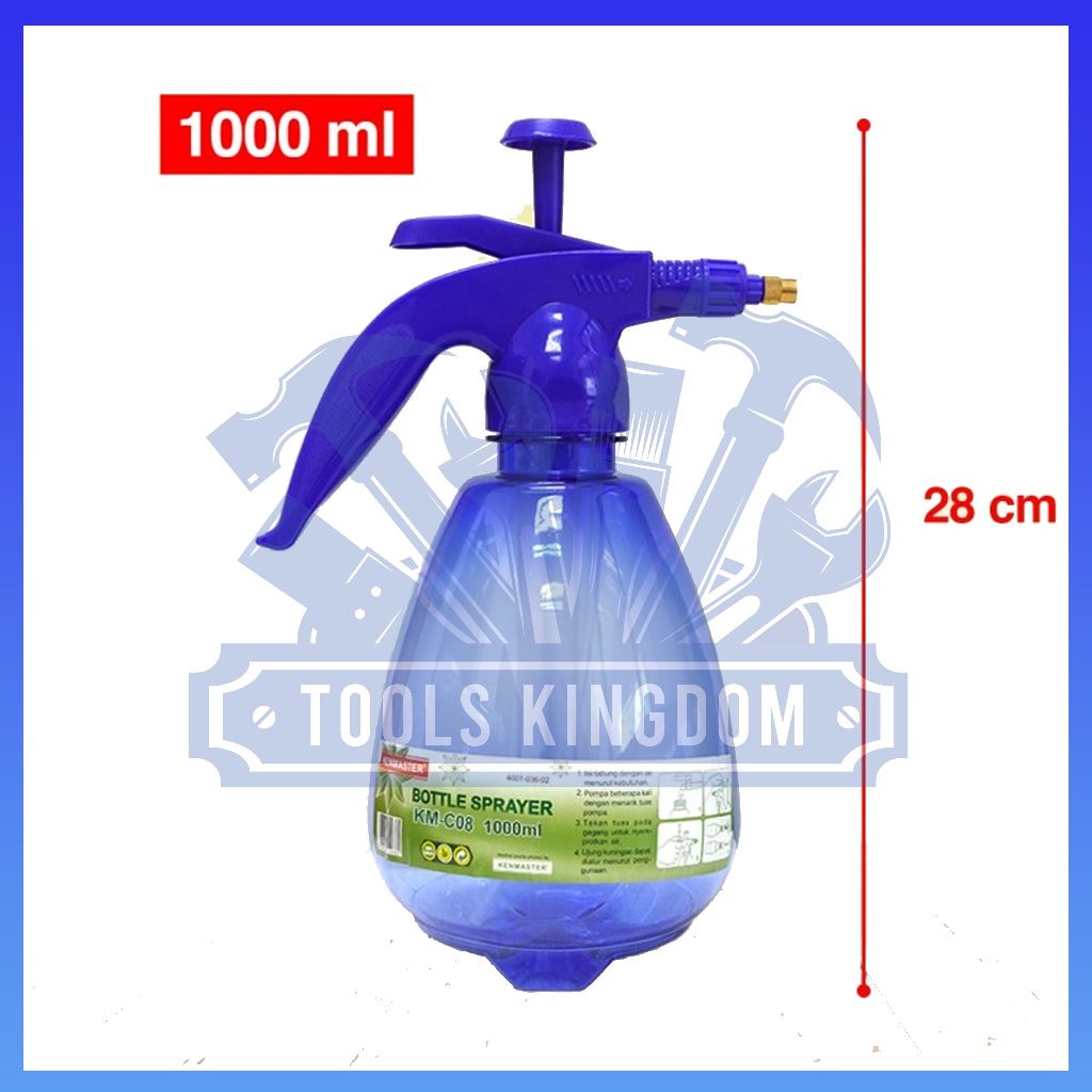 Jual Botol Semprotan KENMASTER 1 liter - KENMASTER Botol Sprayer 1.000 ...