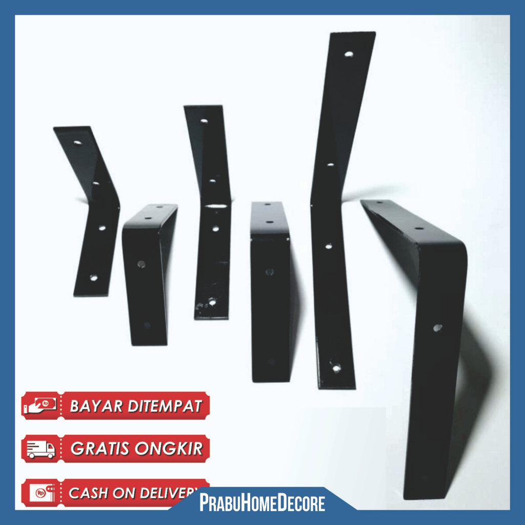 Jual Besi Siku L Penahan Rak Dinding Tempel | Bracket Papan Ambalan ...
