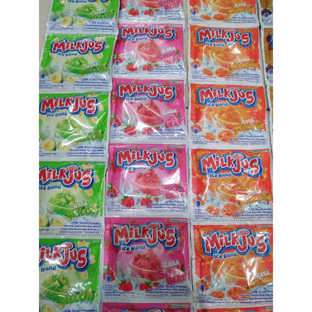 Jual Milkjus Ice Blend Sahet 10 x 25gr | Shopee Indonesia