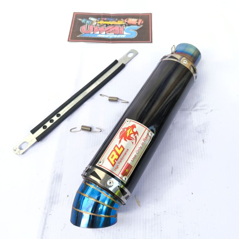 Jual Red leo exhaust racing canister only 51 mm universal | Shopee ...