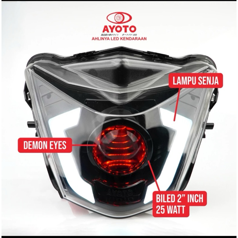 Jual HEADLAMP / REFLEKTOR BEAT Esp 2016-2019 BILED PROJIE PROJECTOR ...