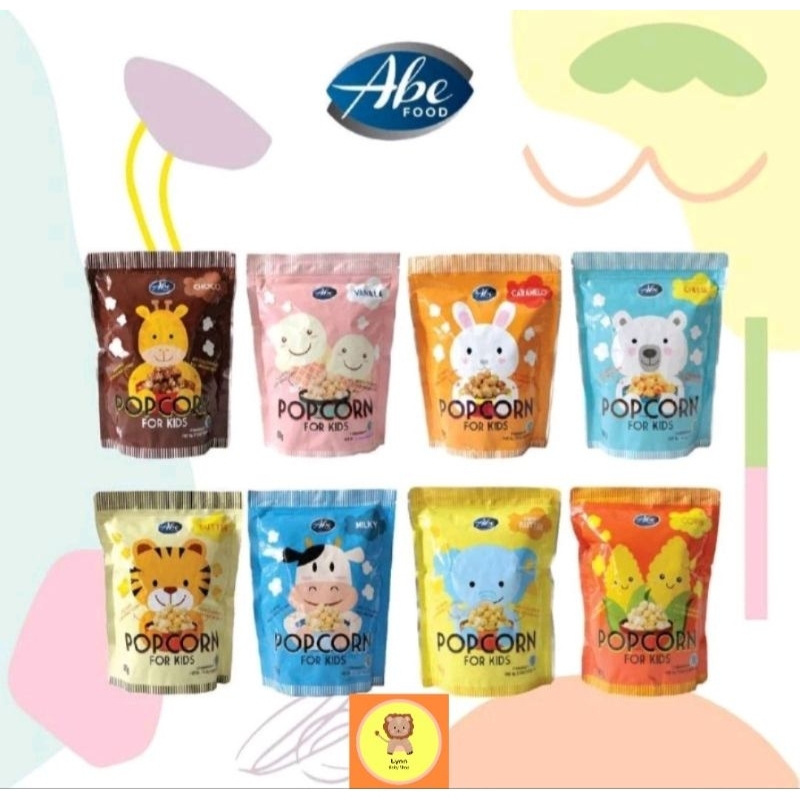 Jual Abe Food Popcorn ABEFOOD POPCORN for Kids 80 Gr, Cemilan Anak ...