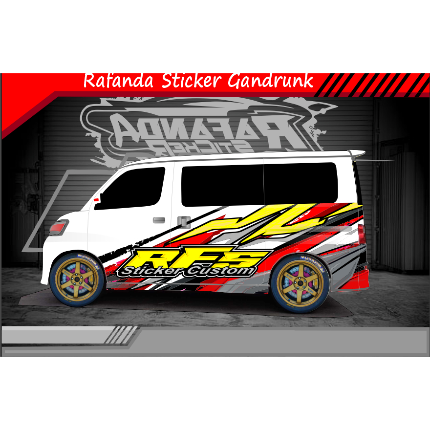 Jual STIKER DECAL GRANDMAX BLINDVAN LUXIO APV AVANZA DLL | Shopee Indonesia