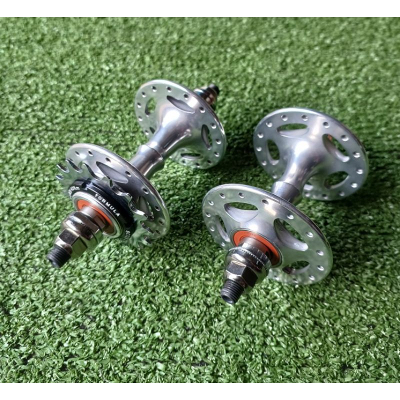 Jual Hub Freehub Formula Fixie BMX Bearing 32 Hole Silver Cog Lockring ...