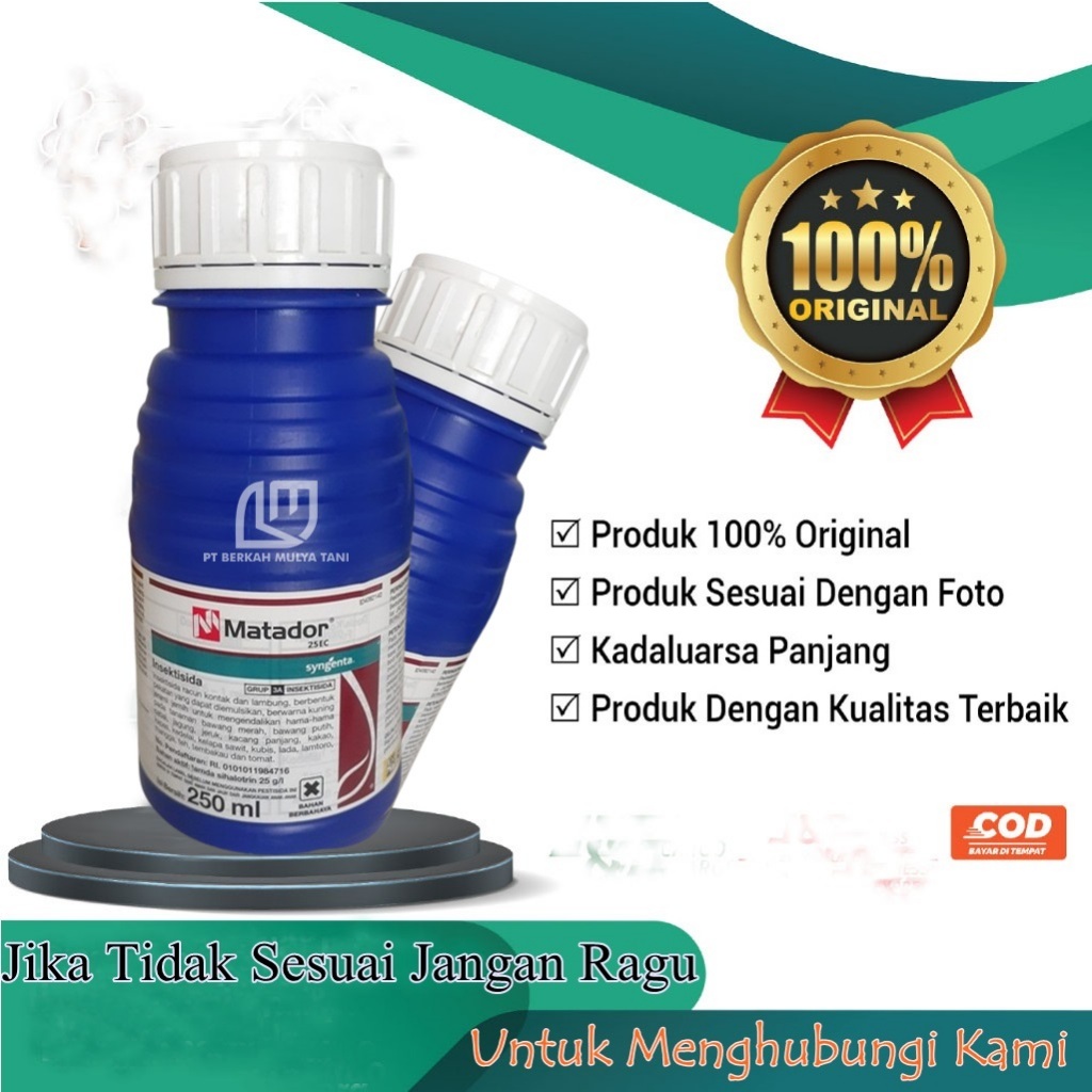 Jual Insektisida Matador 25EC 250ml Obat Hama Ulat Bulu Pada Daun Ampuh ...