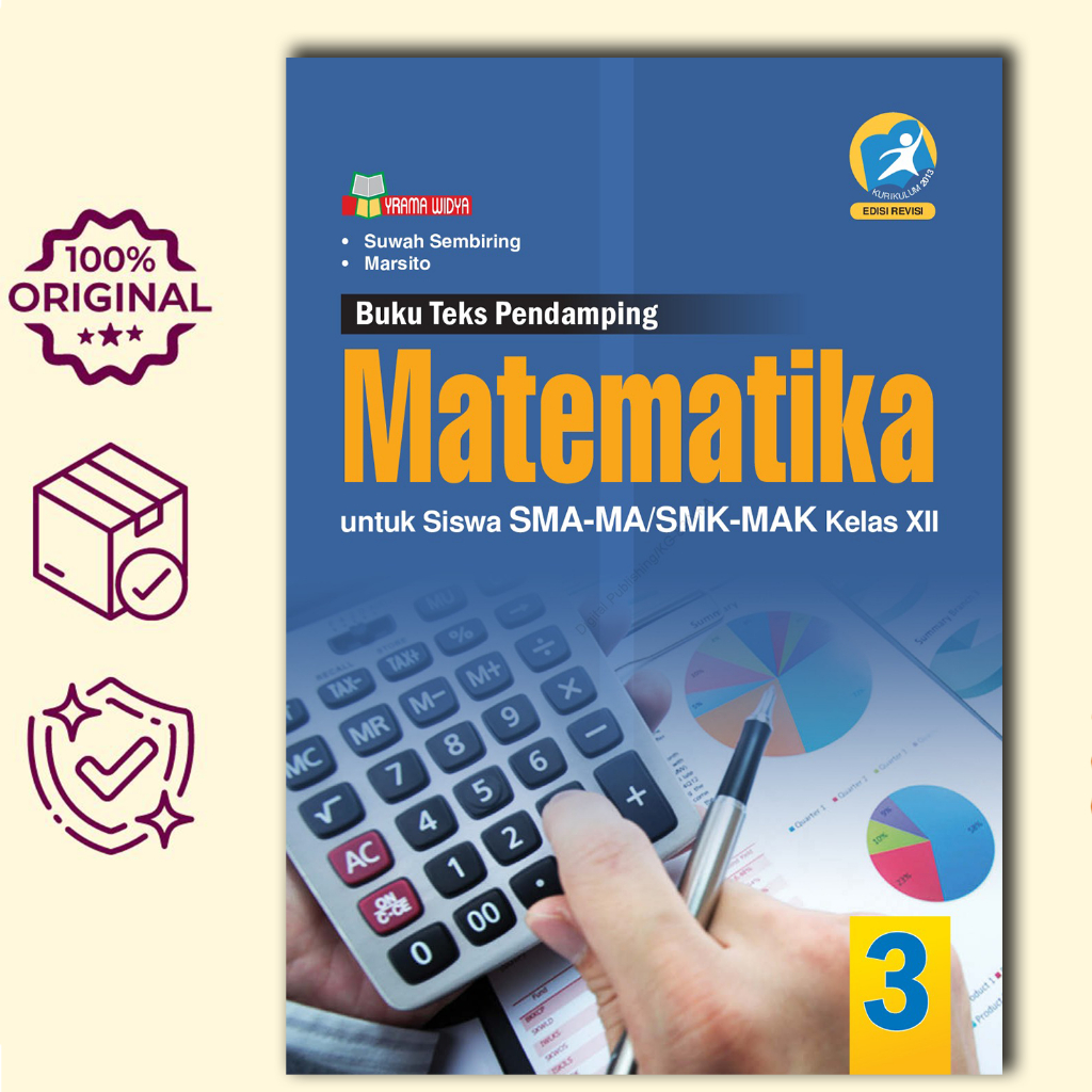 Jual Buku Matematika Wajib SMA/SMK Kelas XII Kurikulum 2013 Revisi - Suah Sembiring | Shopee ...