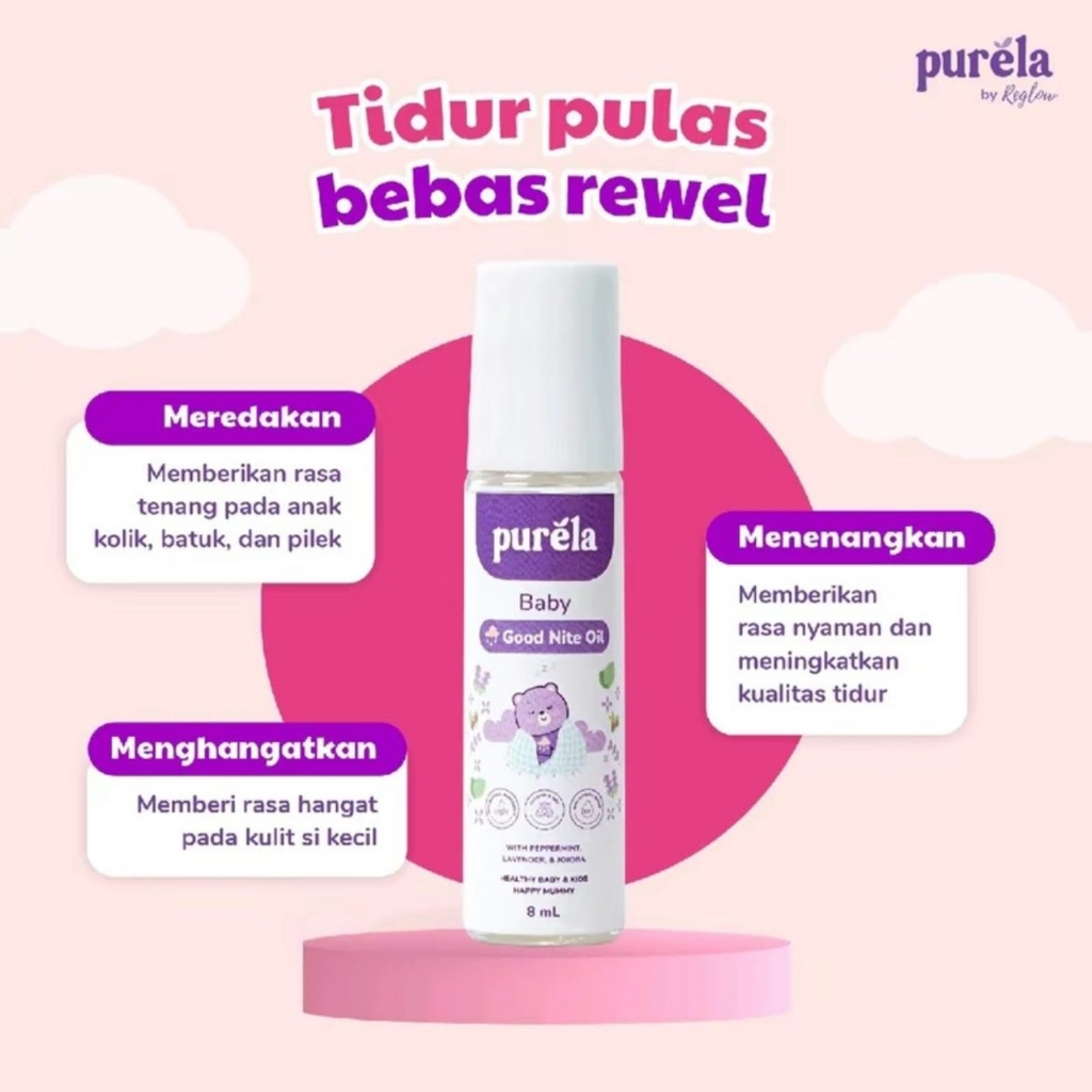 Jual Purela Baby Kids Skincare Bodycare Glowing Shooting Baby Creme ...